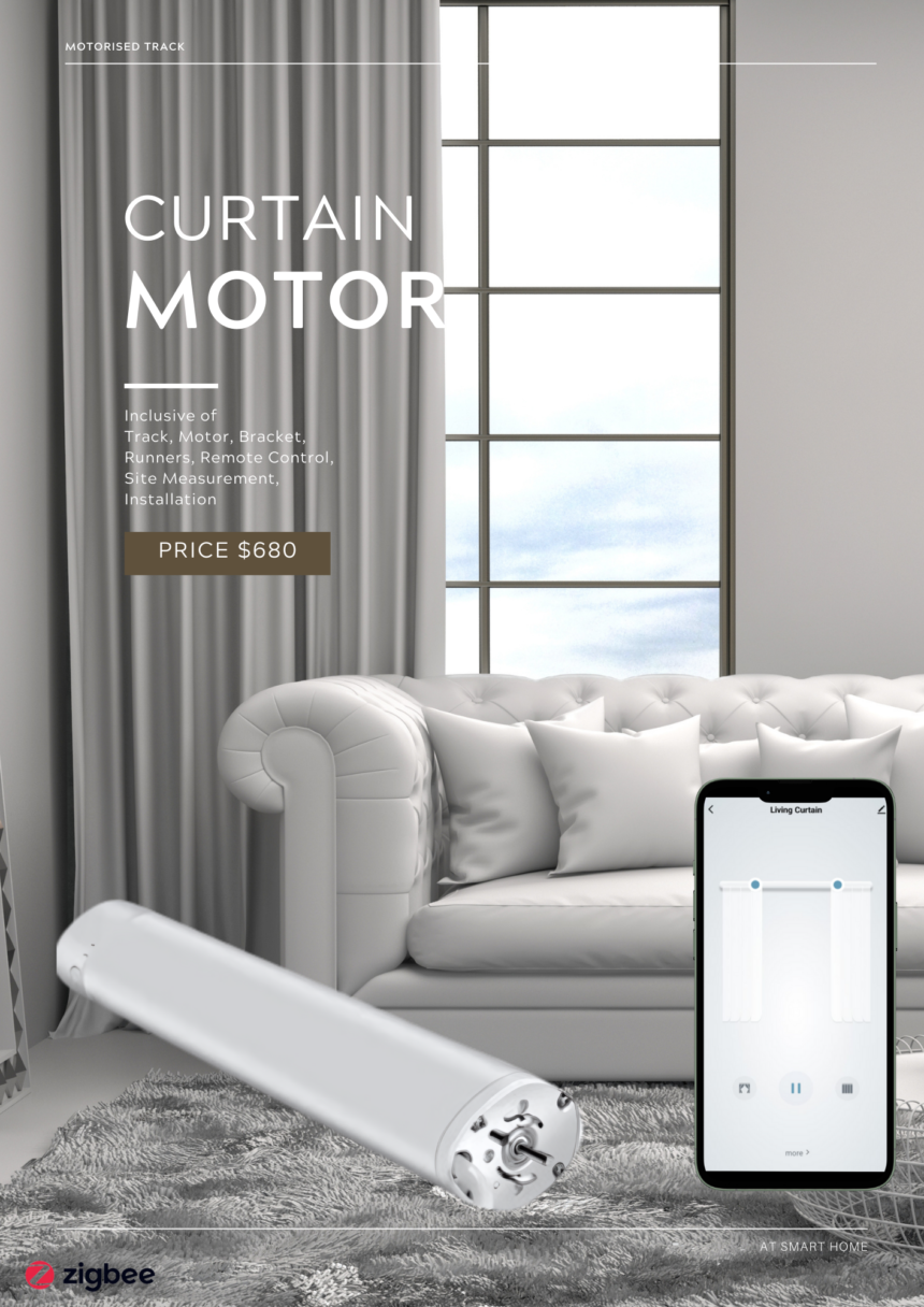 Dooya Pro Zigbee Smart Curtain Motor - AT Smart Home